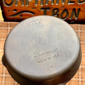 Wagner Ware 9 Stylized Logo Grill Pan Cast Iron Skillet - Etsy
