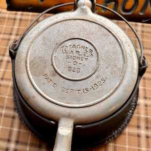 Wagner 8 Stylized Logo High Base Waffle Iron - Etsy