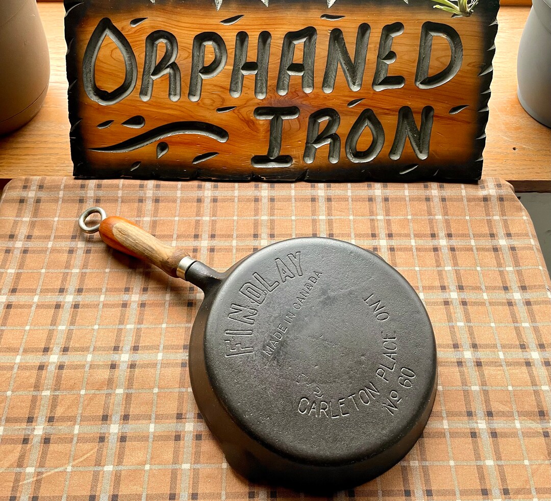 Rare! Findlay #6 Wood Handle Canadian Cast Iron Skillet - Etsy