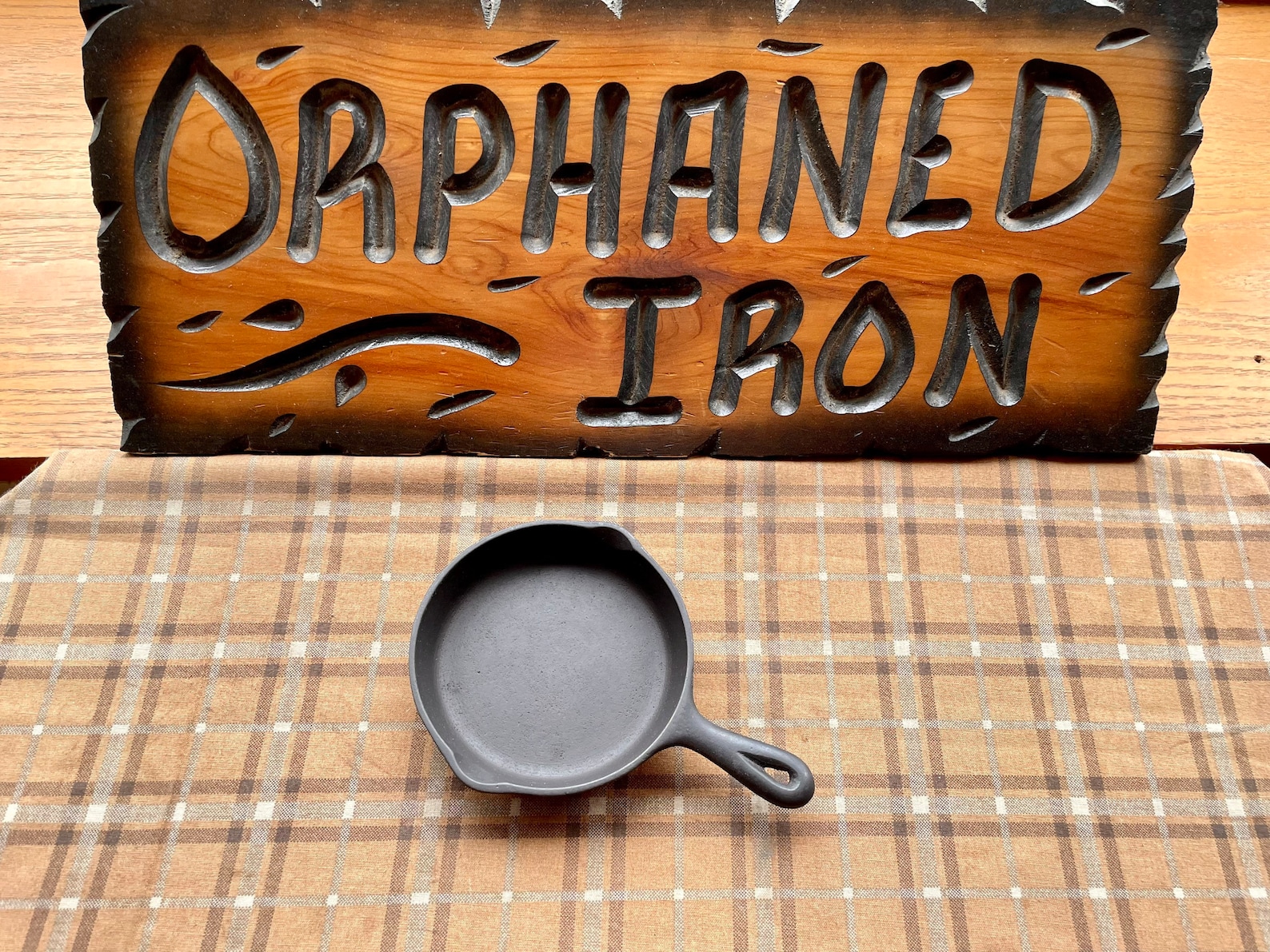 Rare Favorite Piqua Ware Cast Iron Skillet Toy With Heat Ring - Etsy