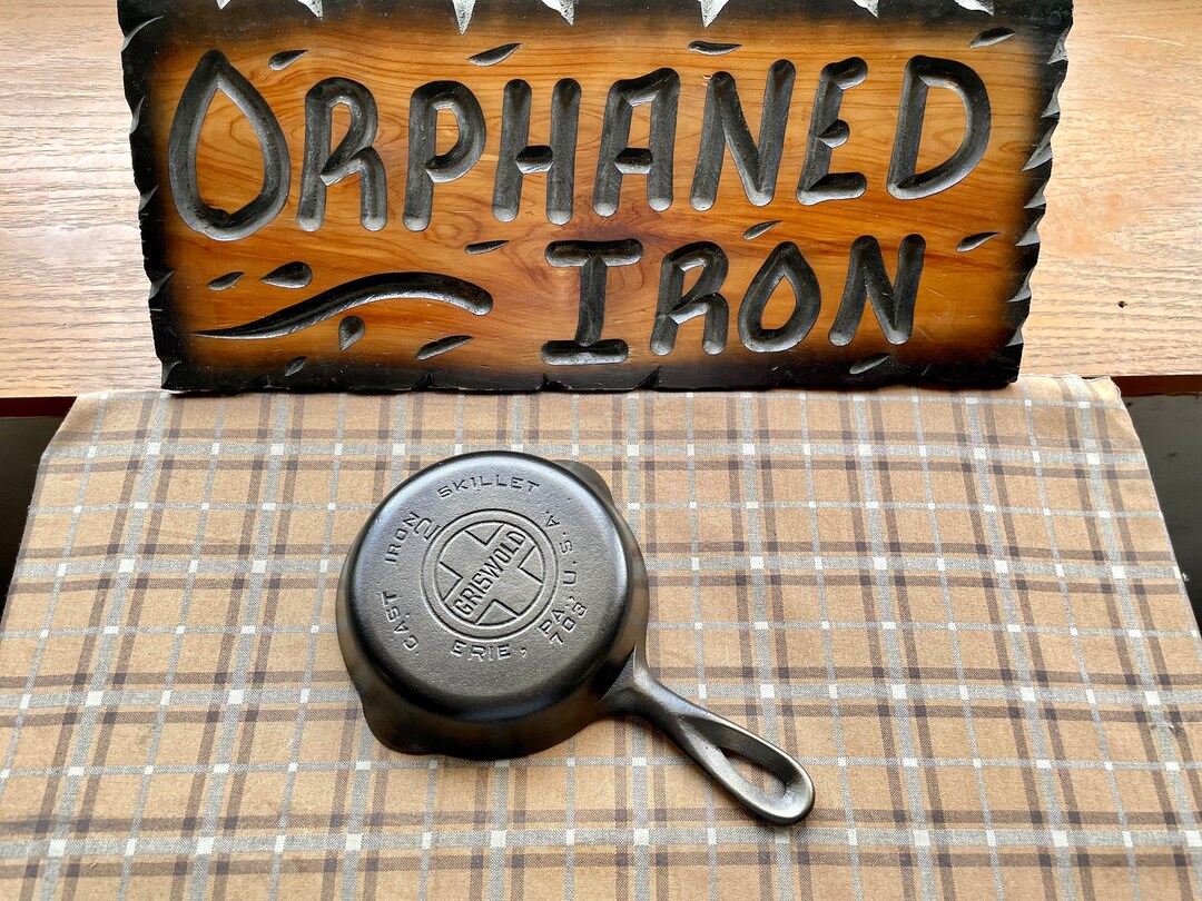 RARE Griswold 2 Large Block Logo Cast Iron Skillet - Etsy
