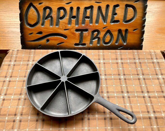 BSR Divided Cornbread Cast Iron Skillet - Etsy