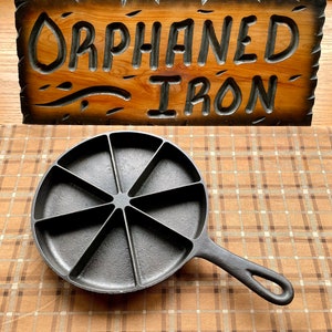 BSR Divided Cornbread Cast Iron Skillet - Etsy