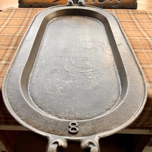1800’s Raised #8 Long Griddle Sad Iron Heater - Etsy