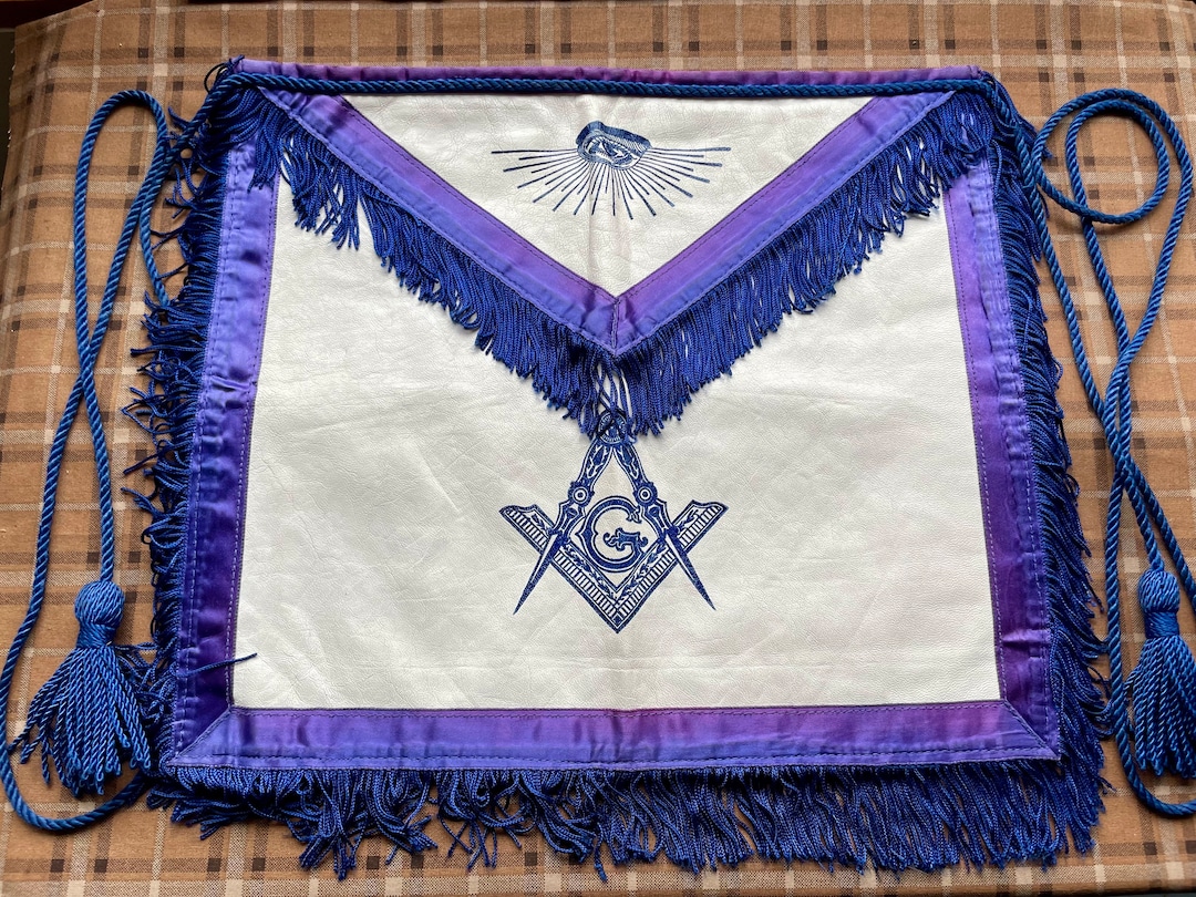 Vintage Master Mason Blue Lodge Masonic Regalia Decorative Apron - Etsy