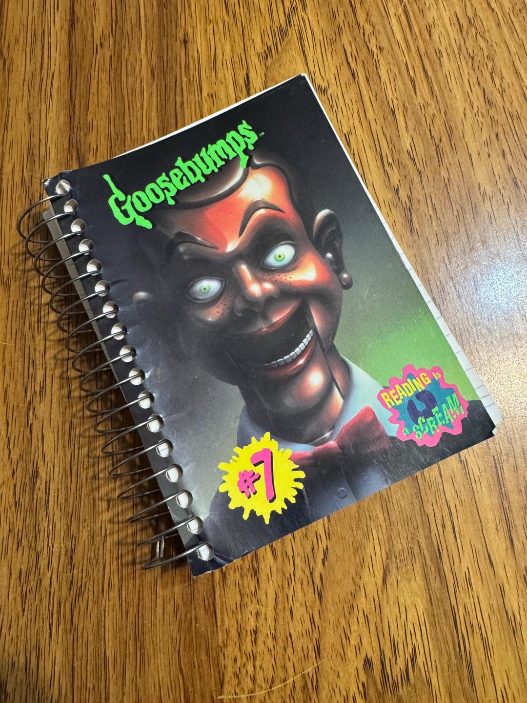 Vintage Goosebumps #7 Reading is a Scream Notebook - Etsy