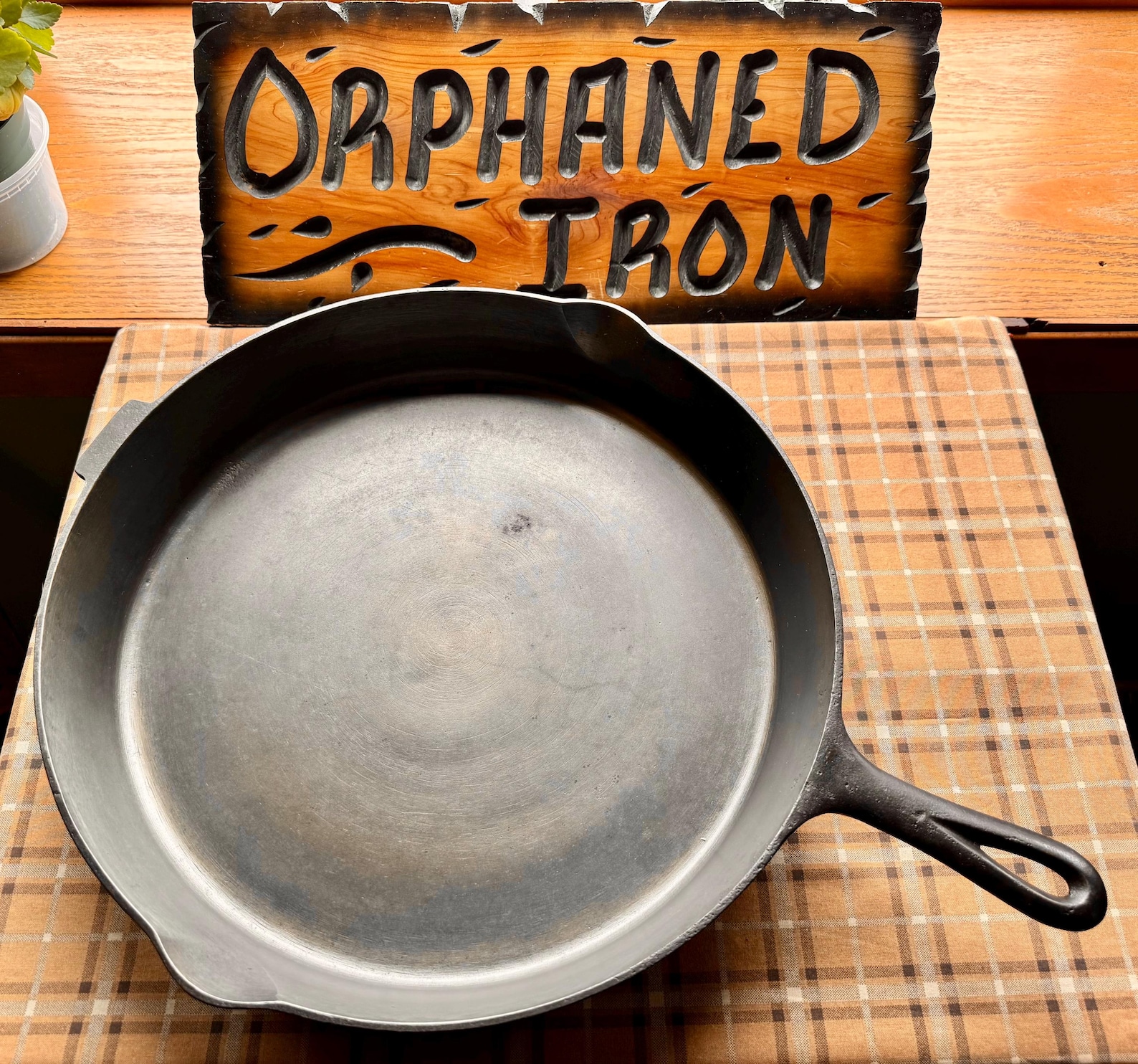 RARE! Chicago Hardware Foundry #14 Diamond Logo Cast Iron Skillet - Etsy
