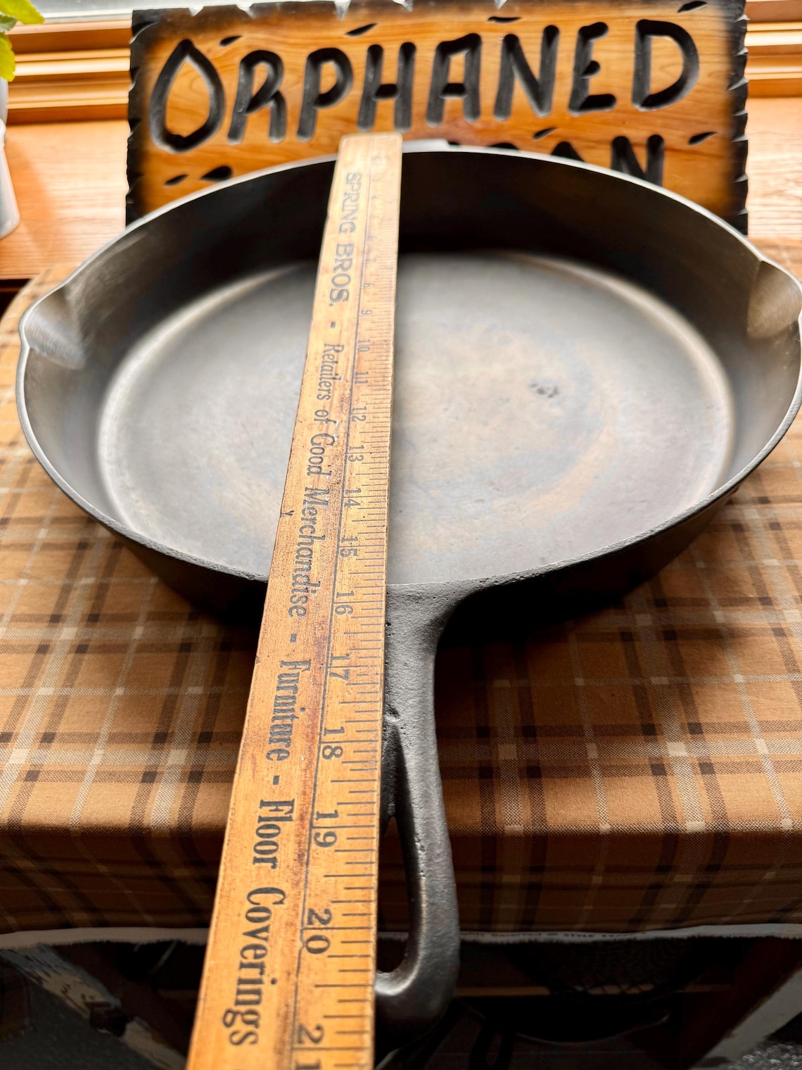 RARE! Chicago Hardware Foundry #14 Diamond Logo Cast Iron Skillet - Etsy