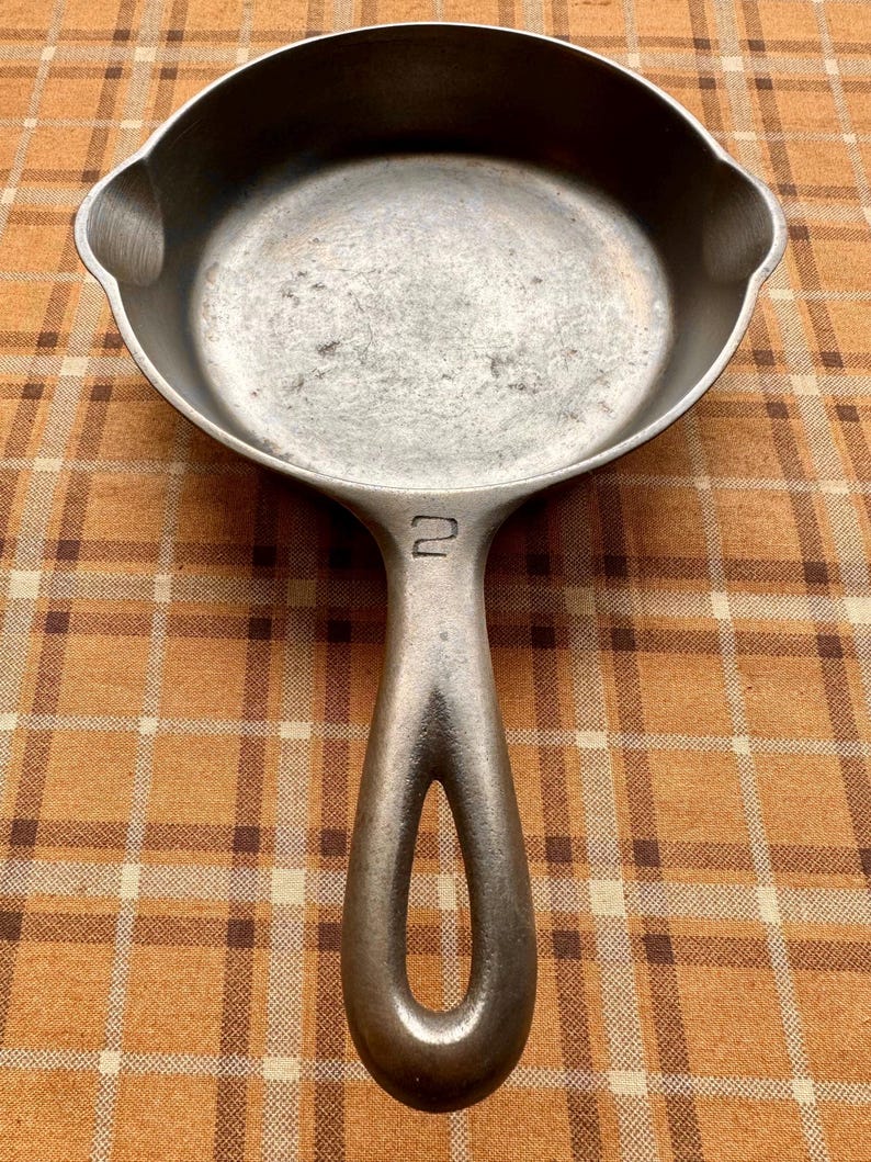 RARE! Griswold #2 Large Block Logo Cast Iron Skillet - Etsy