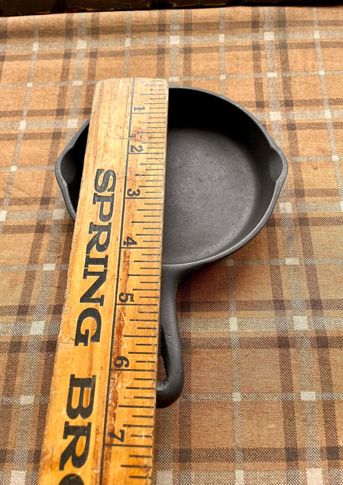 Rare! Favorite Piqua Ware Cast Iron Skillet Toy With Heat Ring - Etsy