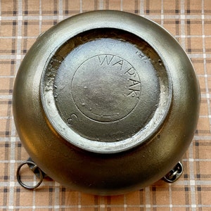 Rare Wapak 3 Arc Logo Cast Iron Scotch Bowl - Etsy