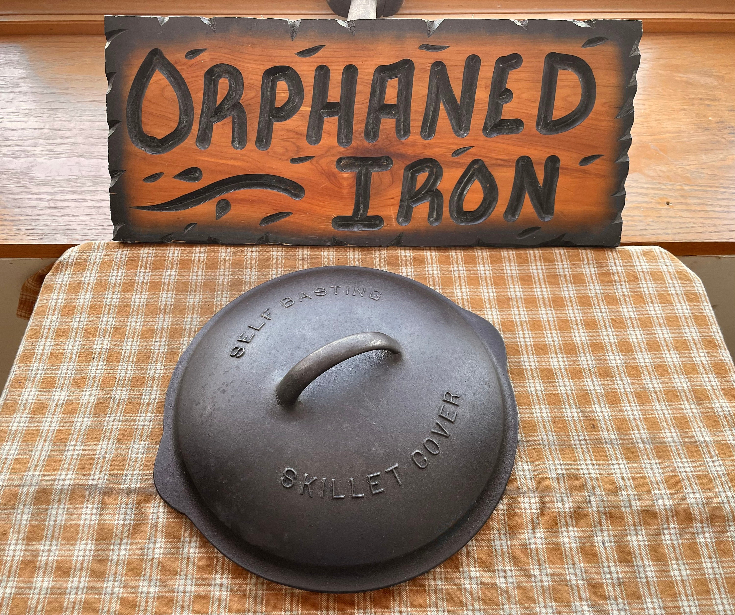14 Cast Iron Skillet Lid - Etsy
