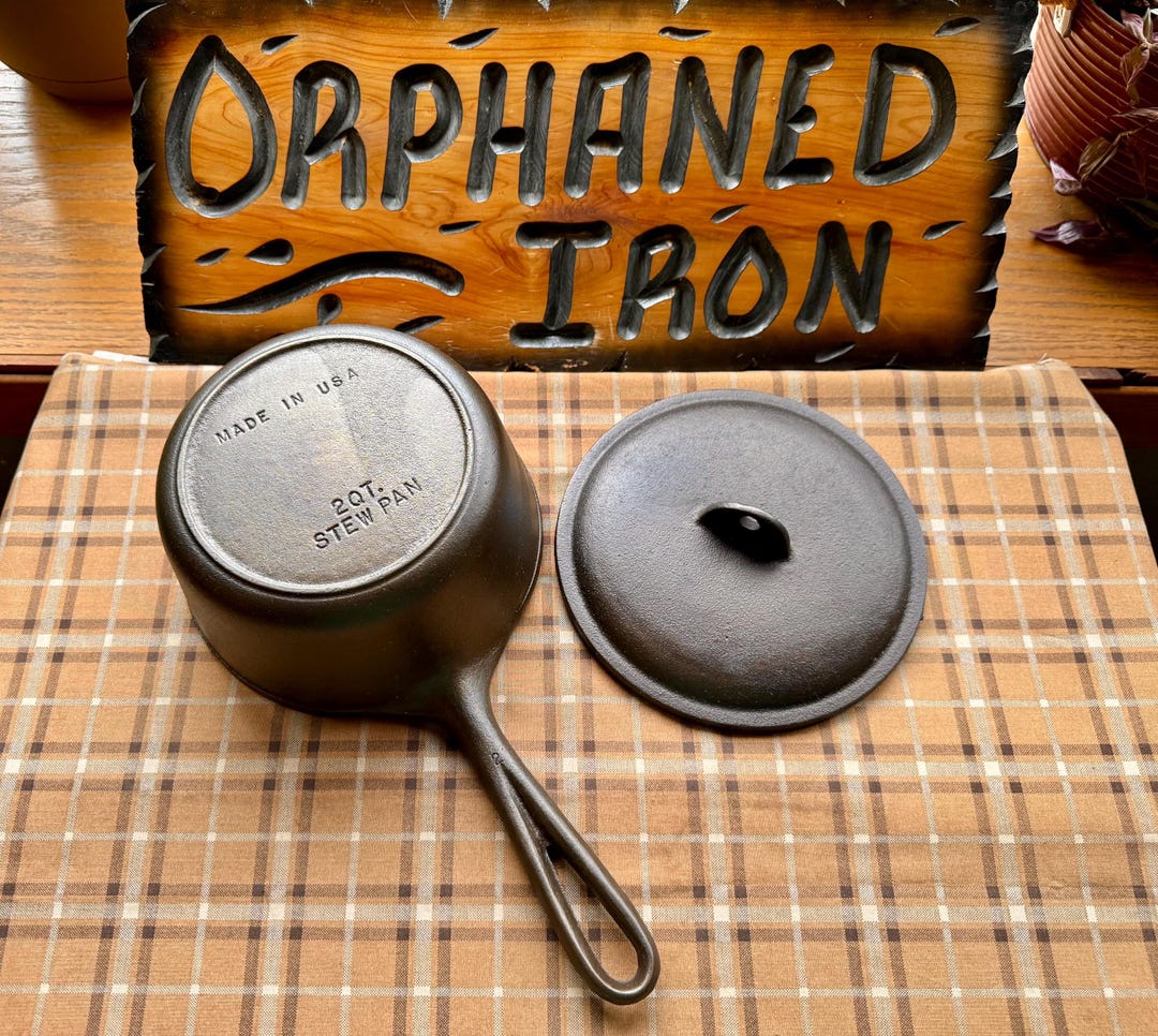 Birmingham Stove and Range 2 Quart Sauce/stew Cast Iron Pot - Etsy