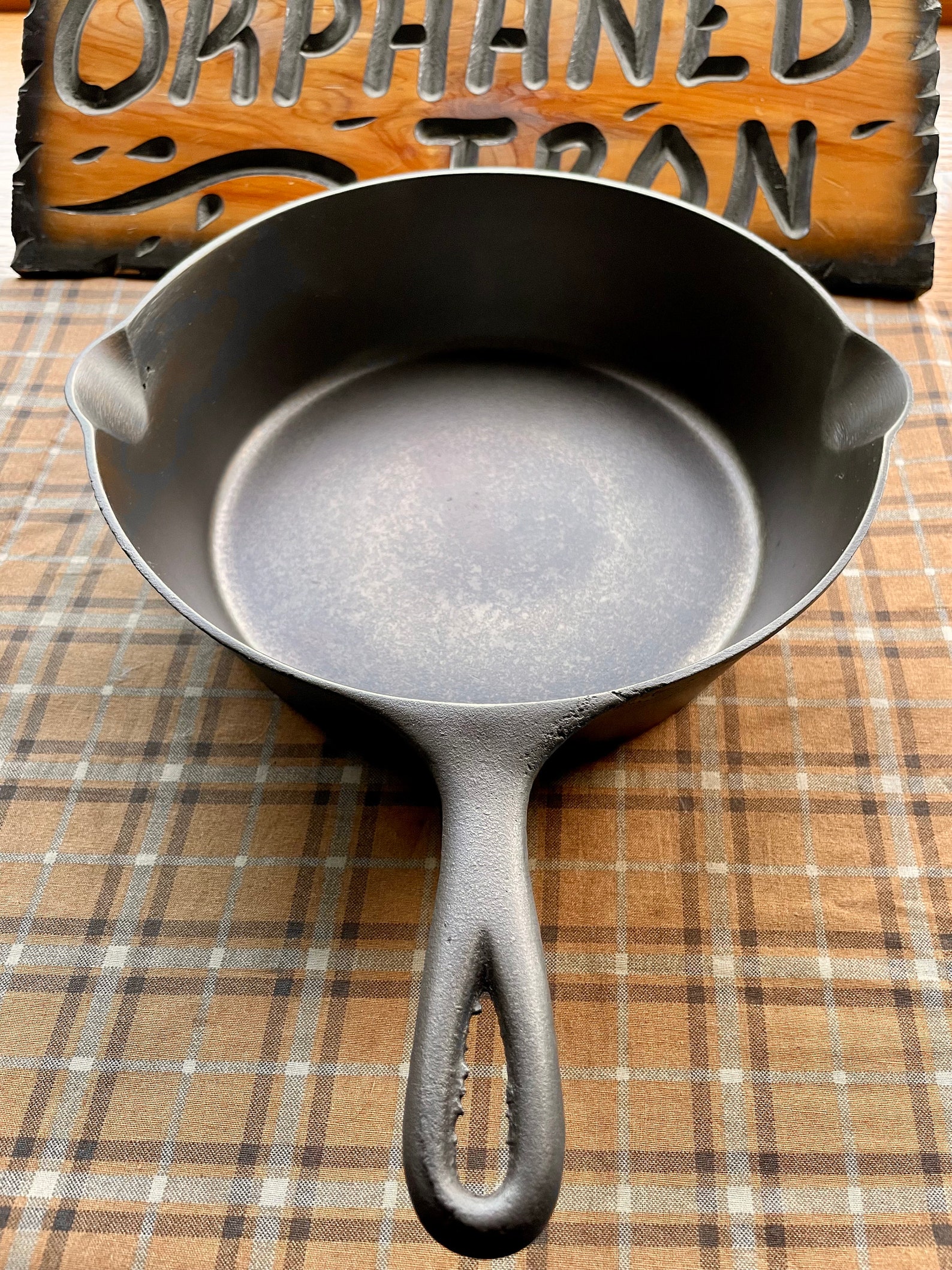 RARE!! Wapak #8 Deep Block Logo Cast Iron Skillet - Etsy