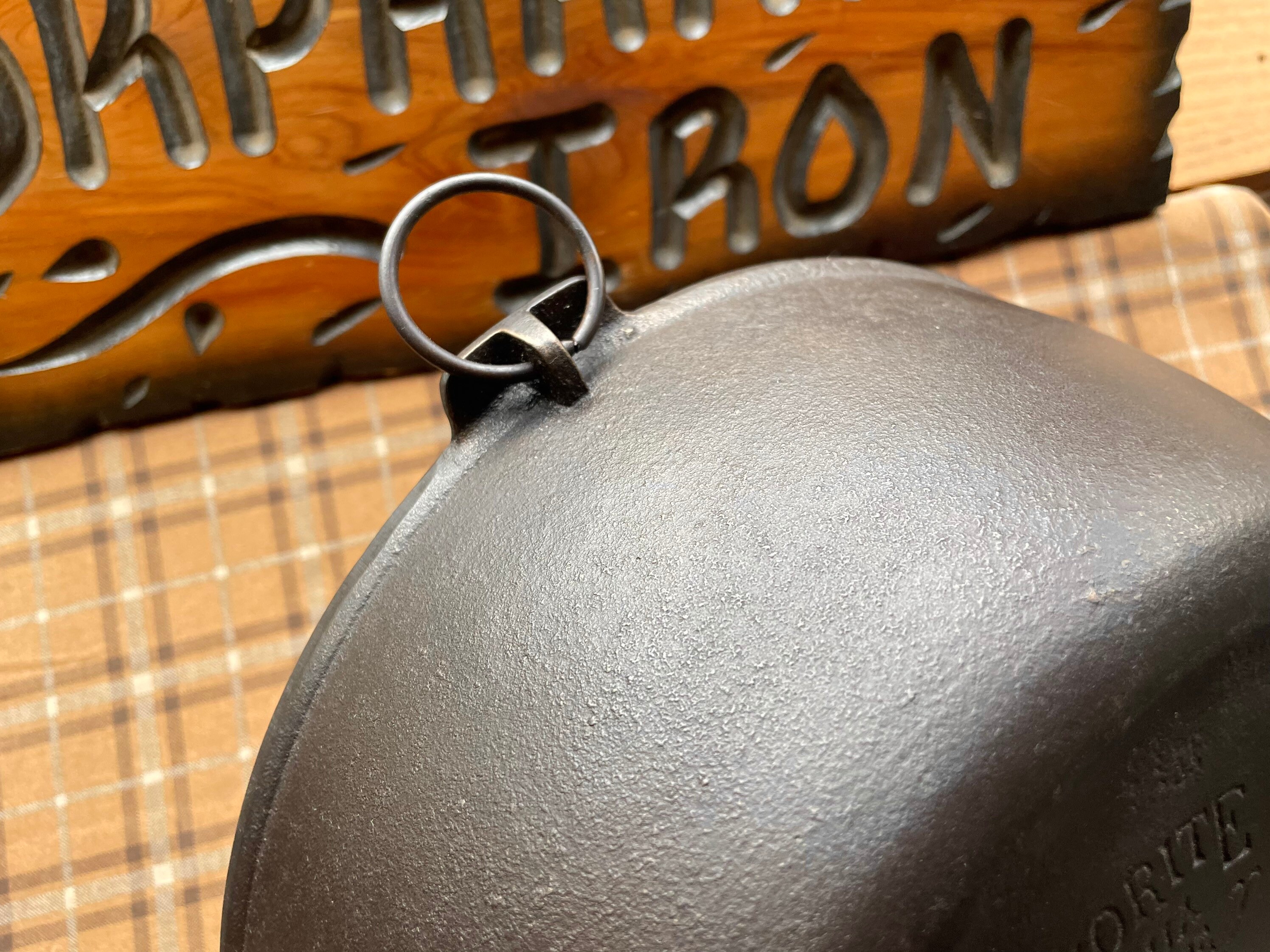 Rare! Favorite Piqua Ware #4 Smiley Logo Cast Iron French Bowl - Etsy