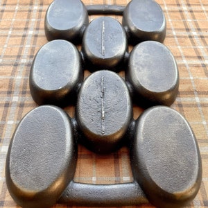 Rare! Waterman 1859 Cast Iron Gem Pan - Etsy