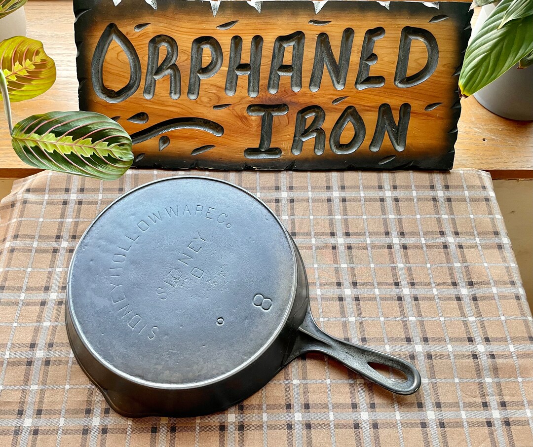 Rare! Sidney #8 Hollow Ware Nickel Plated Cast Iron Skillet - Etsy