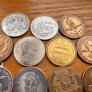 Vintage Shriners International Freemasonry Medallion Coin Lot - Etsy