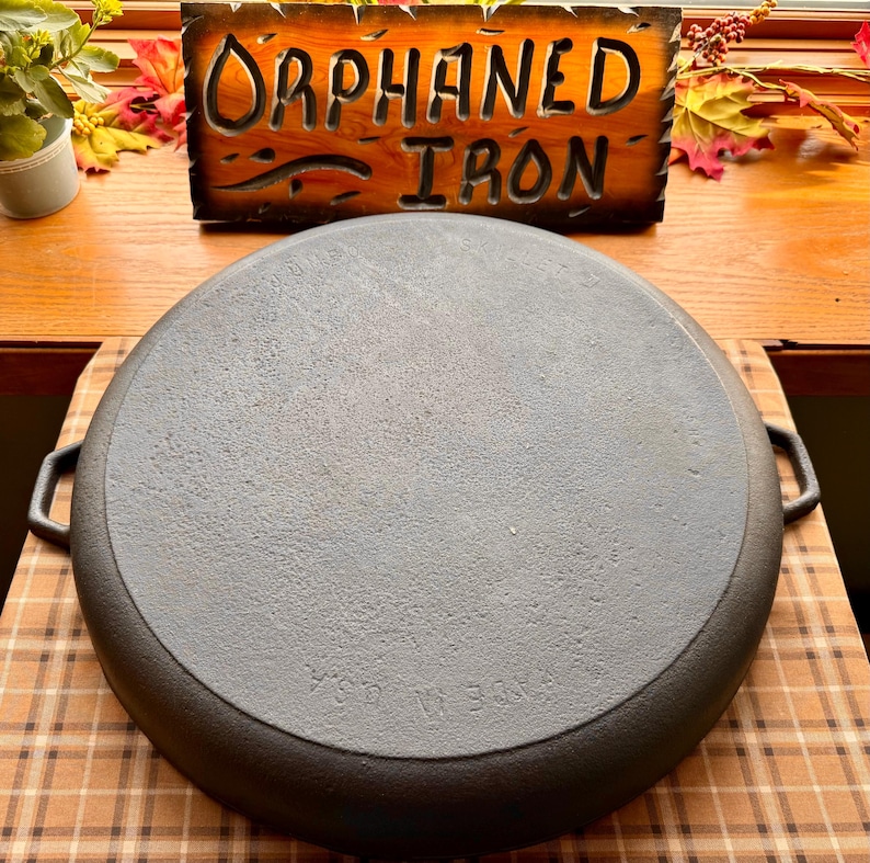 RARE! Birmingham Stove & Range #20 Cast Iron Jumbo Skillet - Etsy
