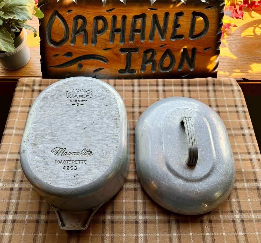 Wagner Ware Roasterette Magnalite Oval Roaster Dutch Oven - Etsy