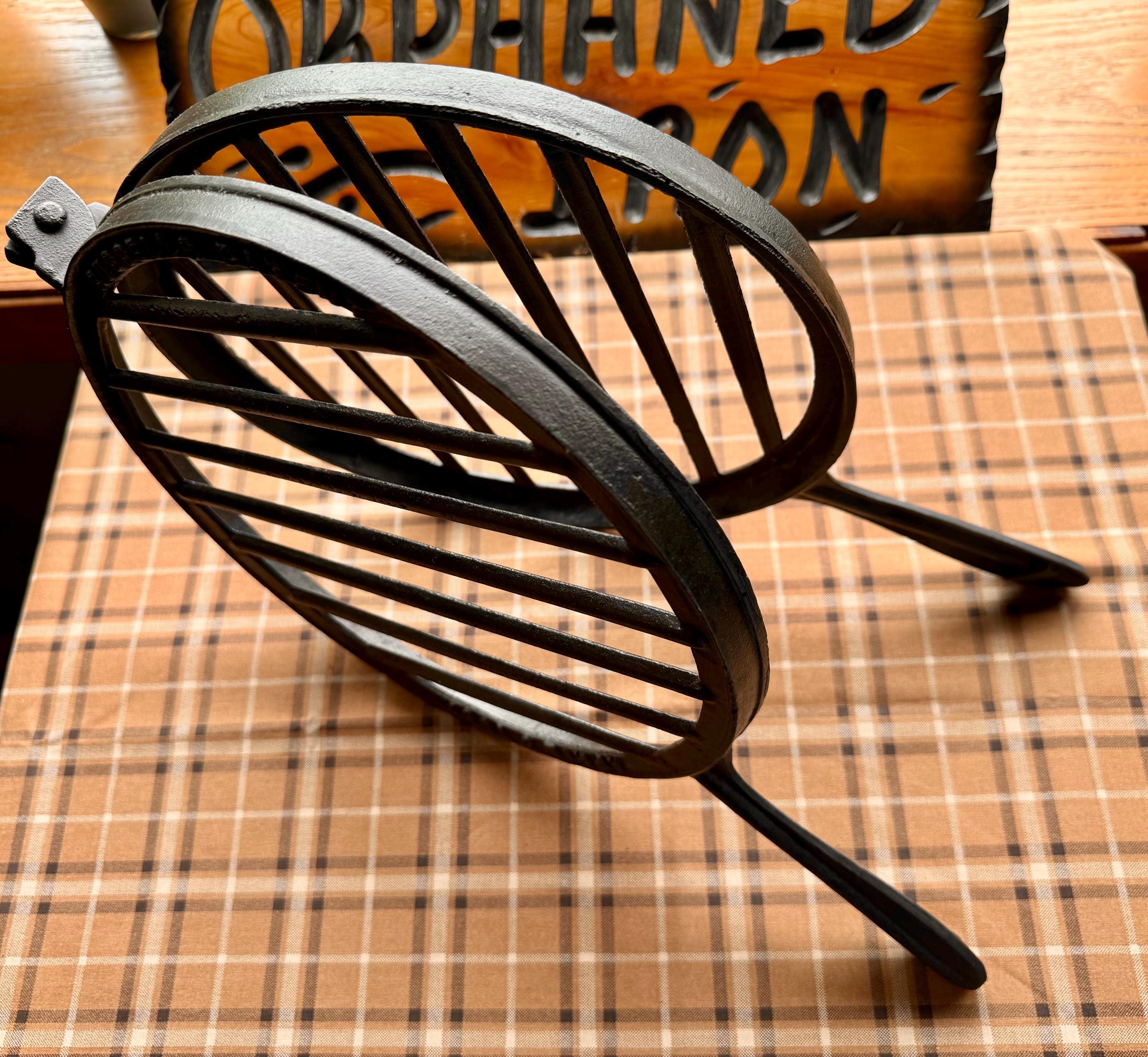 RARE! Russell’s Patent 1867 Hinged Cast Iron Double Broiler Pan - Etsy