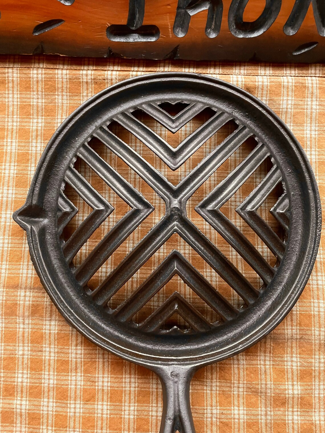 Rare 1800s Cast Iron Broiler Pan - Etsy