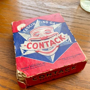 Vintage 1950’s “contack” Fascinating Game Parker Brothers - Etsy