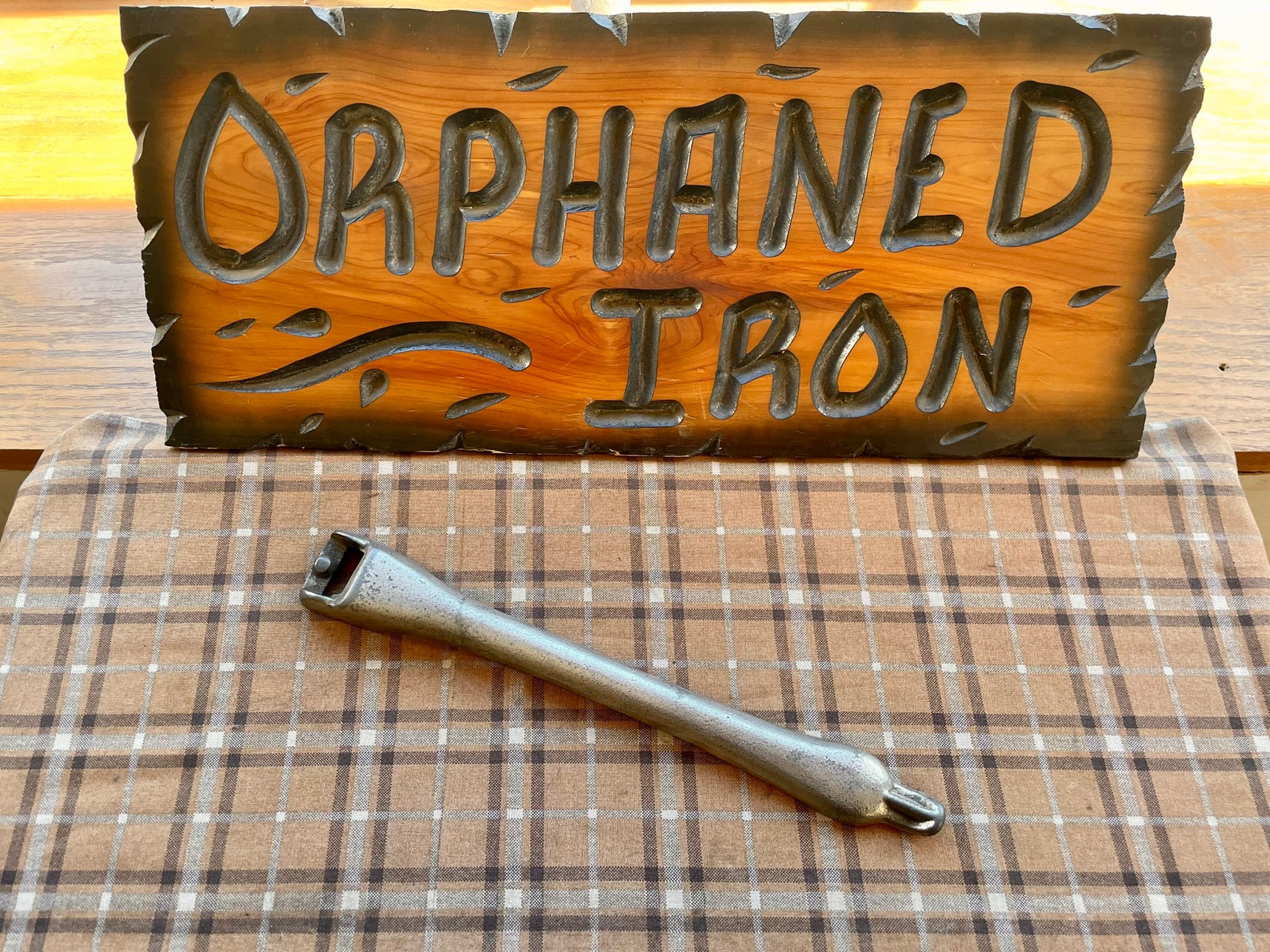 Antique Cast Iron Stove Eye Lifter Handle Nickel Plated - Etsy