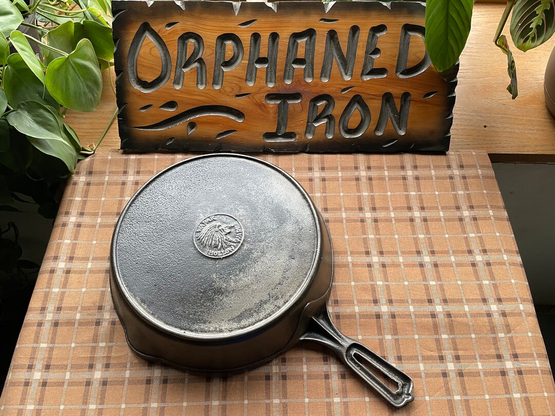 RARE Wapak 9 Indian Head Cast Iron Skillet - Etsy