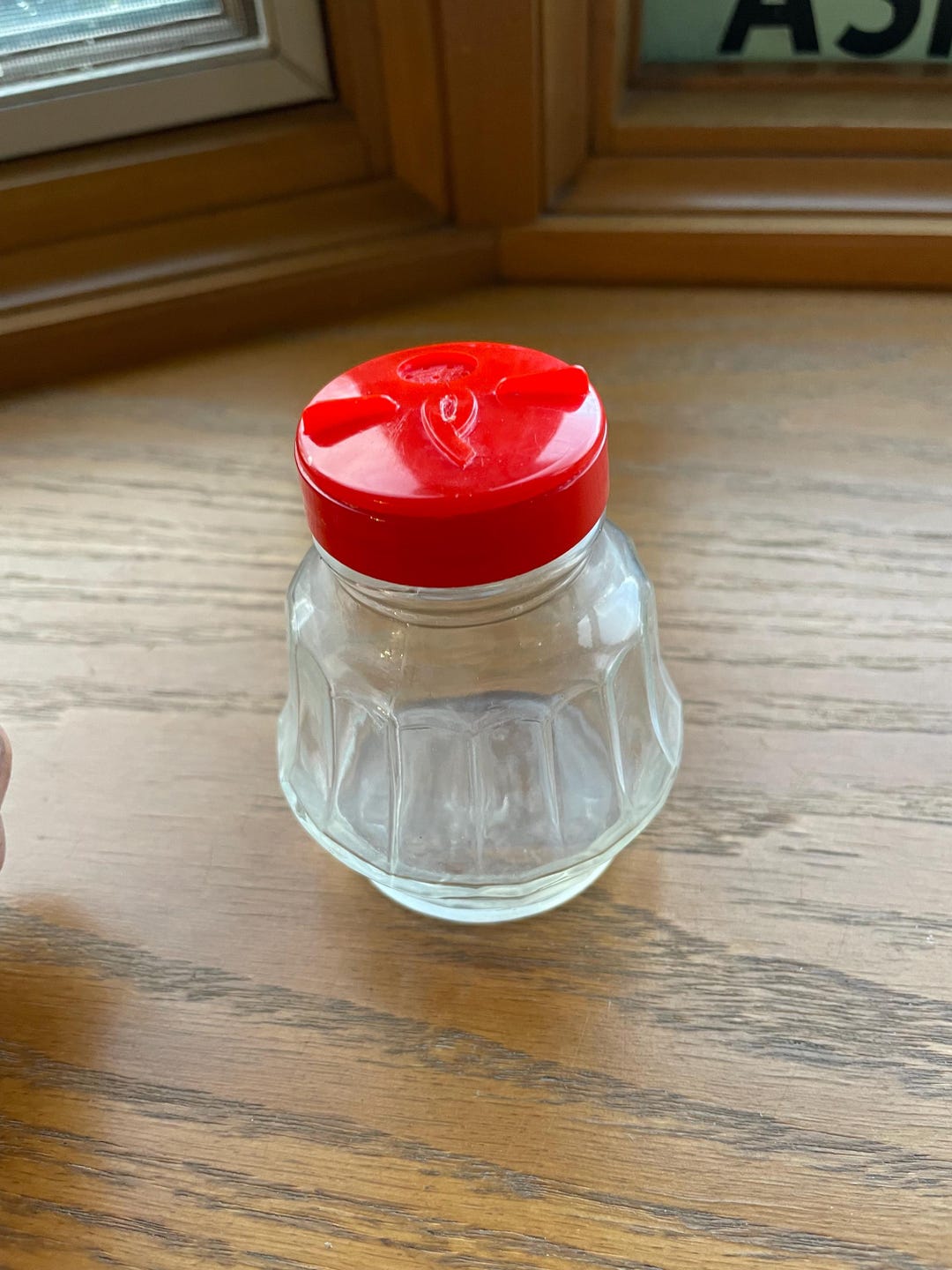 Vintage Federal Tool Corp Red Top Glass Pepper Shaker - Etsy