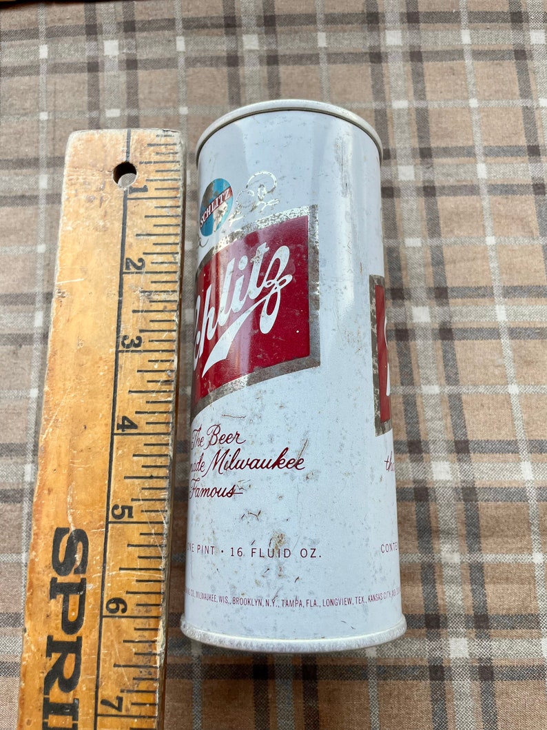 Vintage Schlitz Beer Can Bank - Etsy