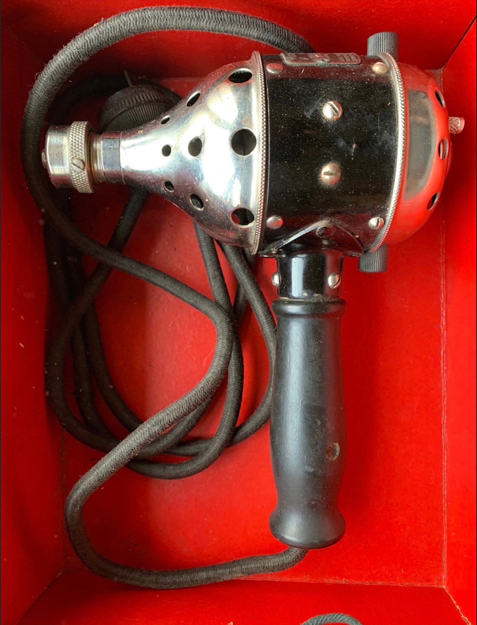 1920s White Cross Vibrator Massager With Attachments and Box WORKS ...