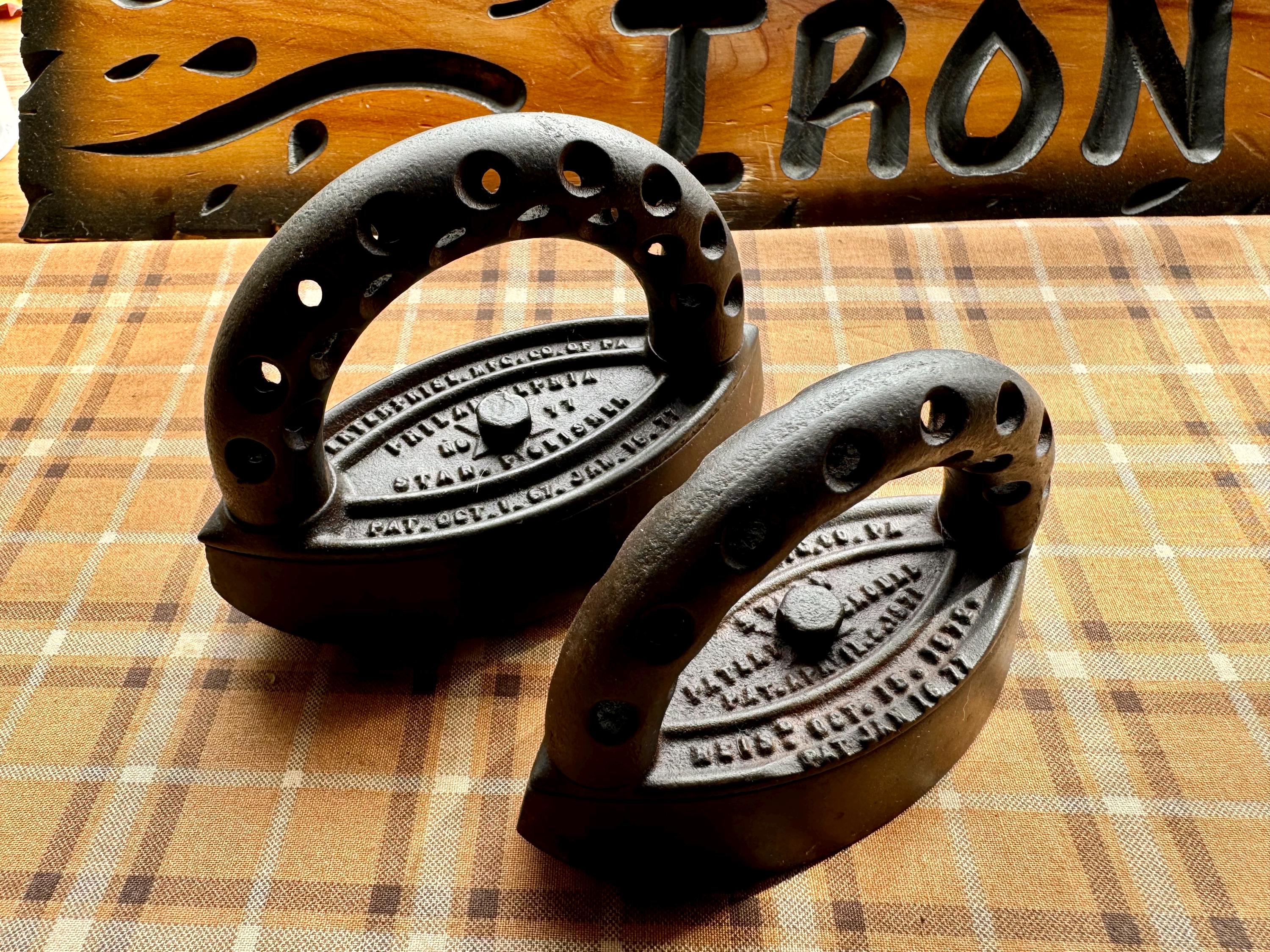 1870’s Enterprise Sad Iron Clothing Iron Set of Two - Etsy