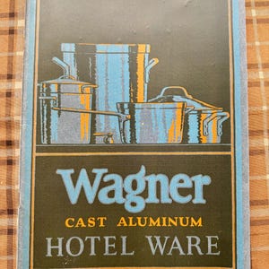 1927 Wagner Ware Cast Aluminum Hotel Ware Catalog 48 Reprint Book - Etsy