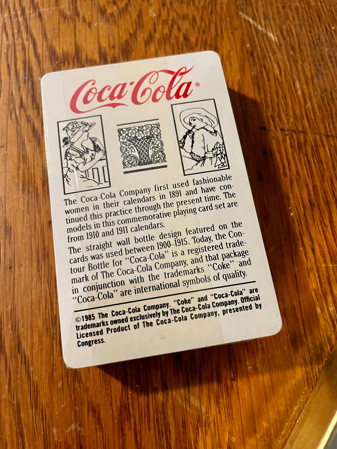 1985 Coca Cola Playing Card Set New Unsealed - Etsy