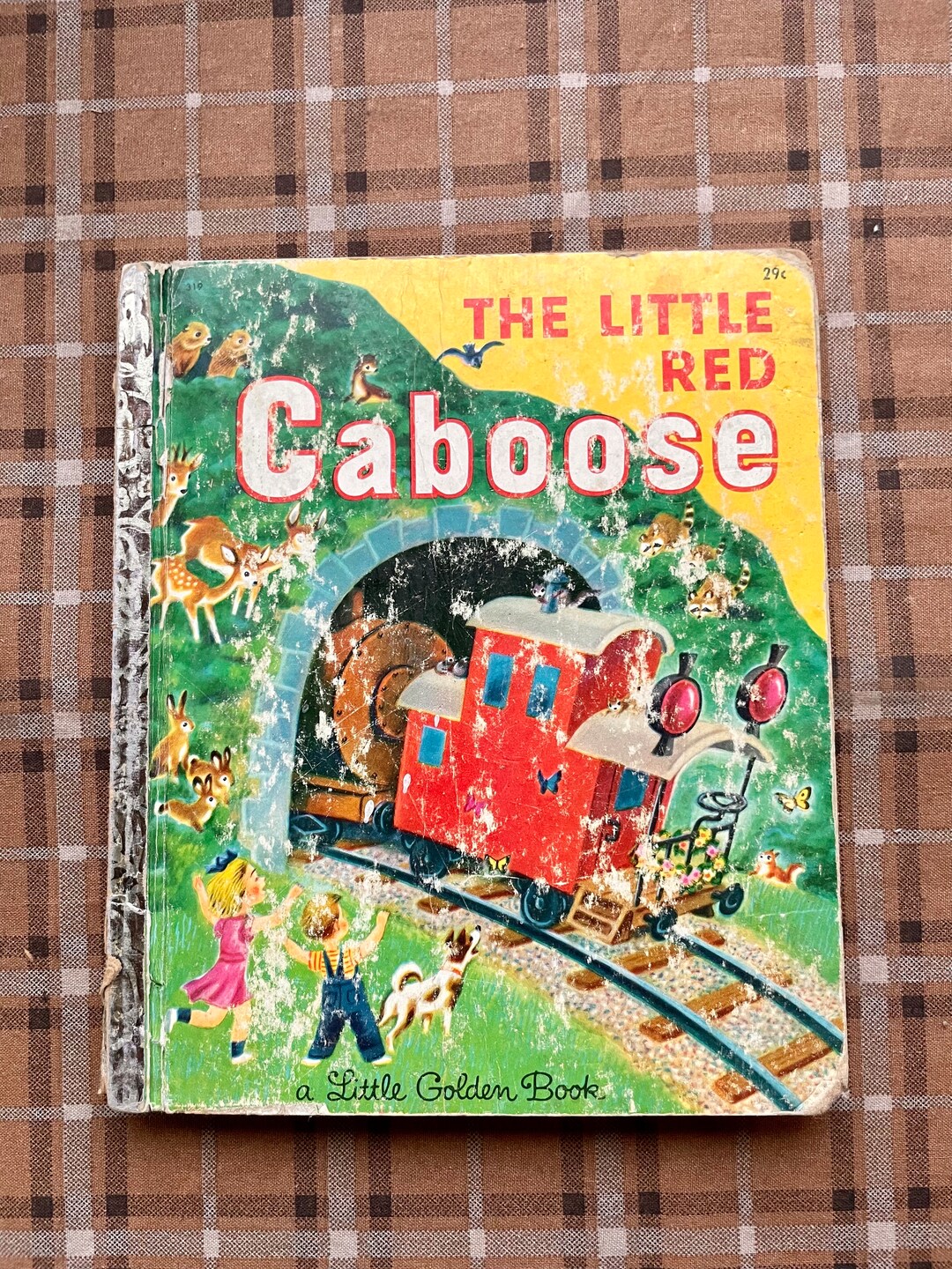 Vintage the Little Red Caboose Children’s Little Golden Book - Etsy