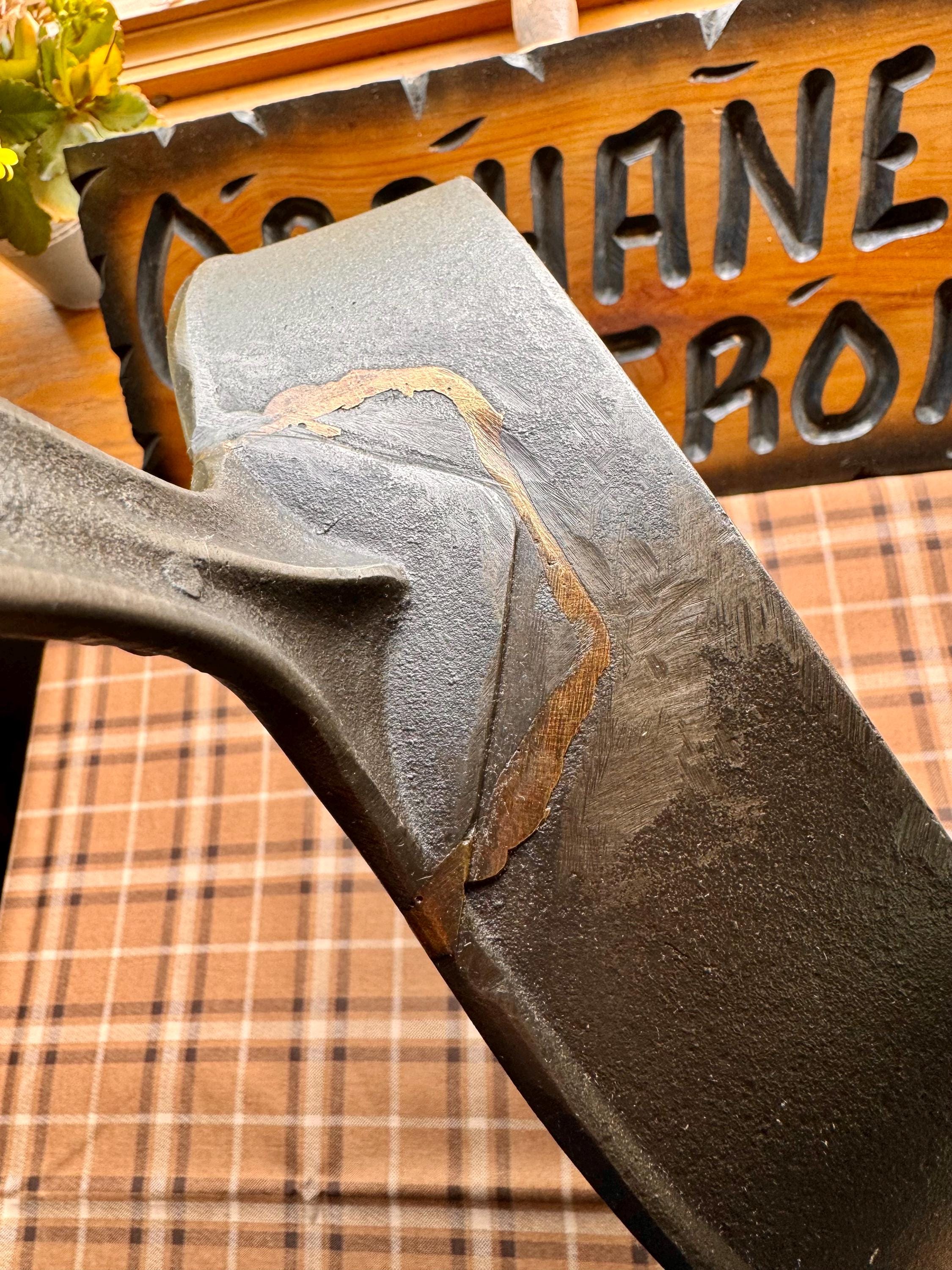 REPAIRED #9 Raised Number Cast Iron Skillet - Etsy