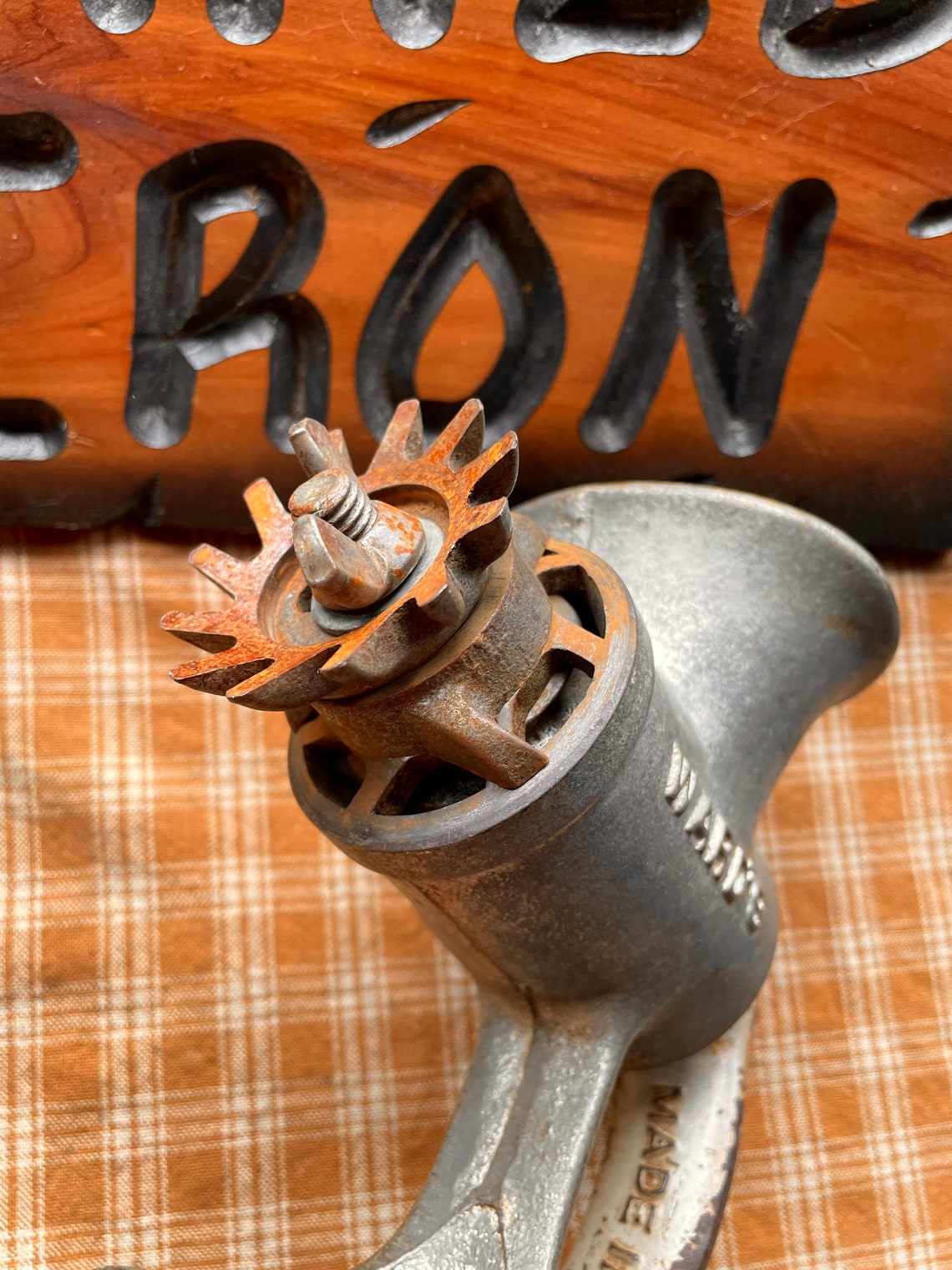 Wards Cast Iron Food Chopper/meat Grinder | Etsy