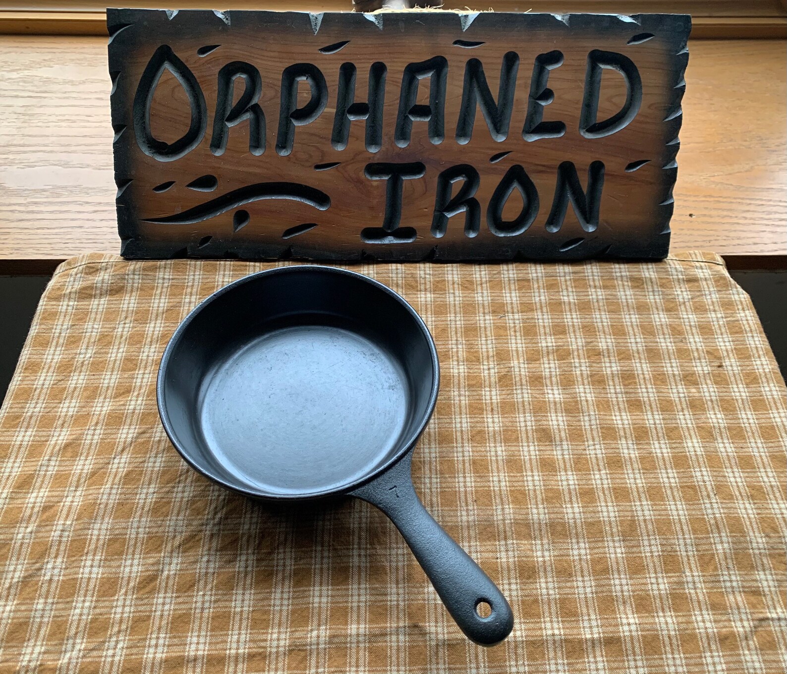 AB&I 7 Milled Bottom Cast Iron Skillet | Etsy