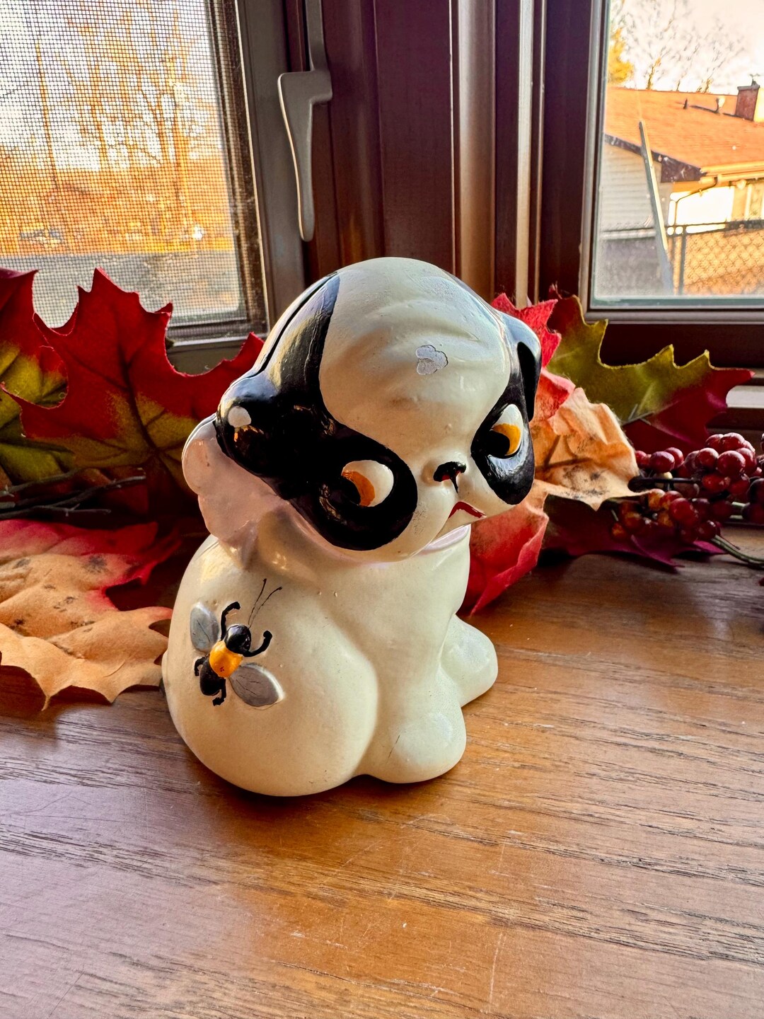 Hubley Cast Iron Pup and Bee Penny Bank - Etsy