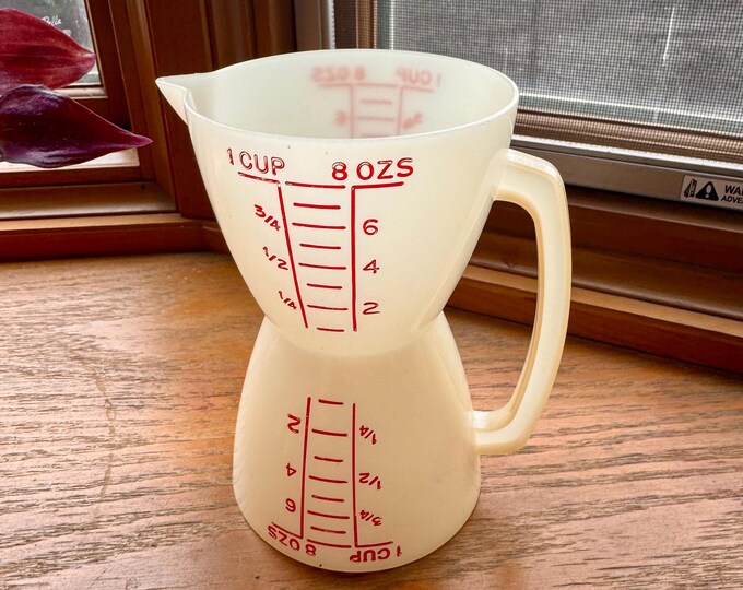 Vintage Tupperware Style 1 Cup Measuring Pitcher - Etsy