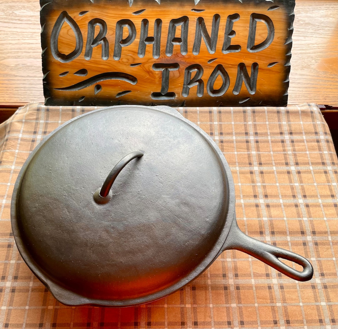 BSR #10 Red Mountain Series Cast Iron Skillet With Lid - Etsy
