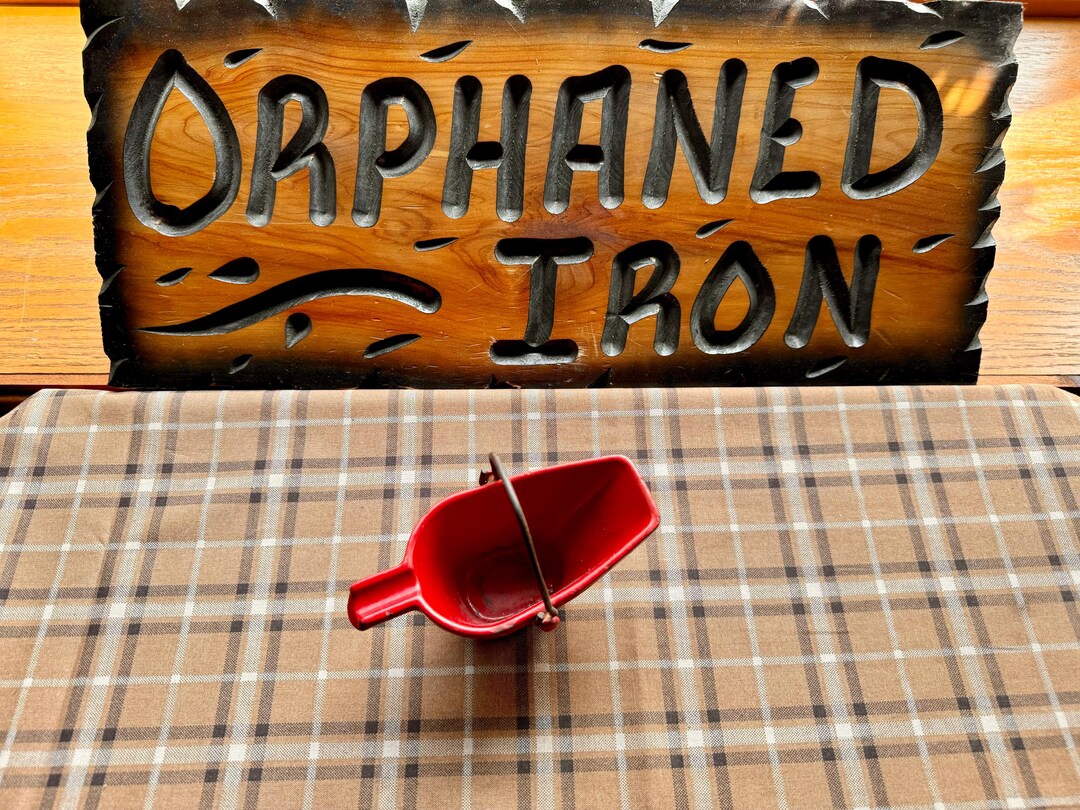 Vintage Ash Bucket Red Enamled Cast Iron Ashtray - Etsy