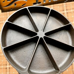 BSR Divided Cornbread Cast Iron Skillet - Etsy