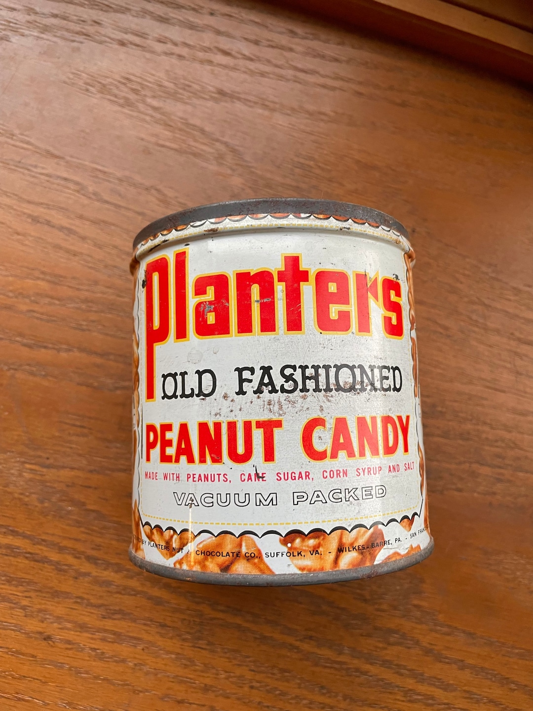 Vintage Planters Peanut Candy Tin - Etsy