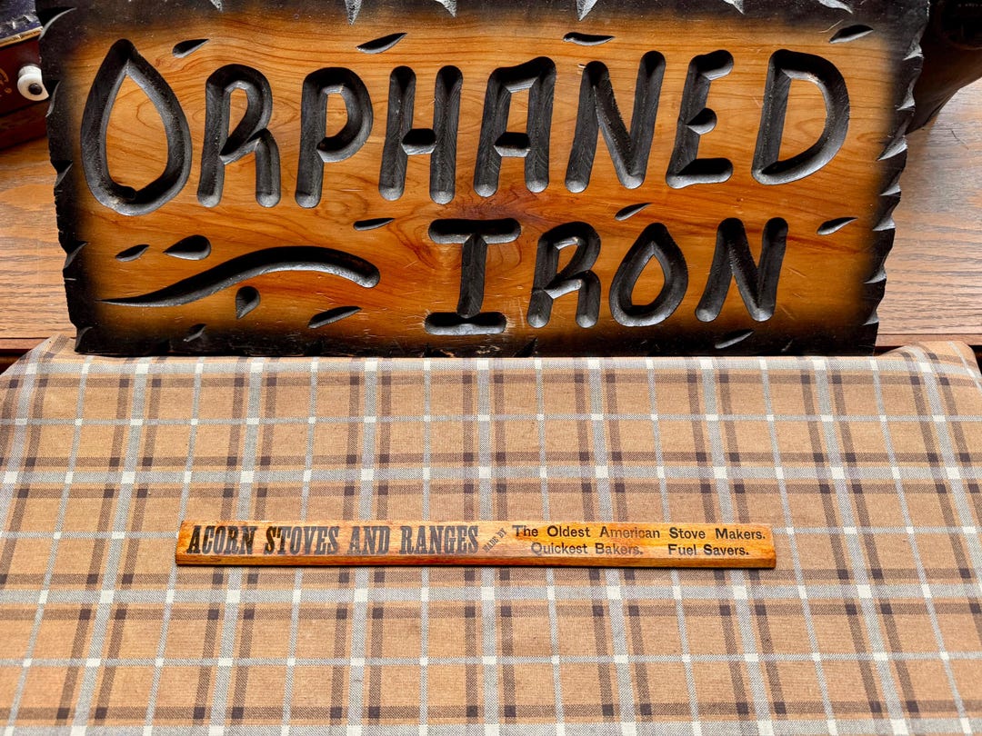 Vintage Acorn Stove and Range Co Wooden Ruler Advertisement - Etsy