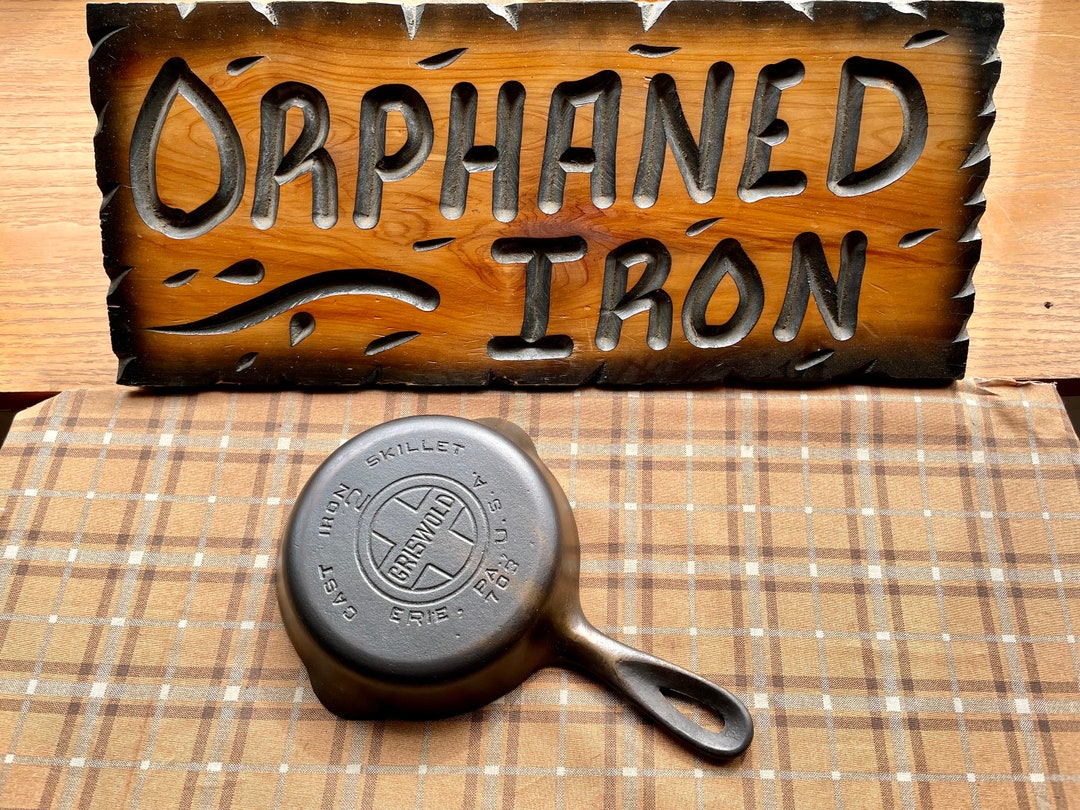 RARE! Griswold #2 Large Block Logo Cast Iron Skillet - Etsy