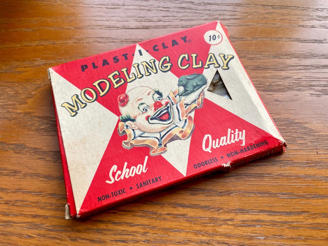 Vintage Plast-i-clay School Quality Modeling Clay New in Box - Etsy