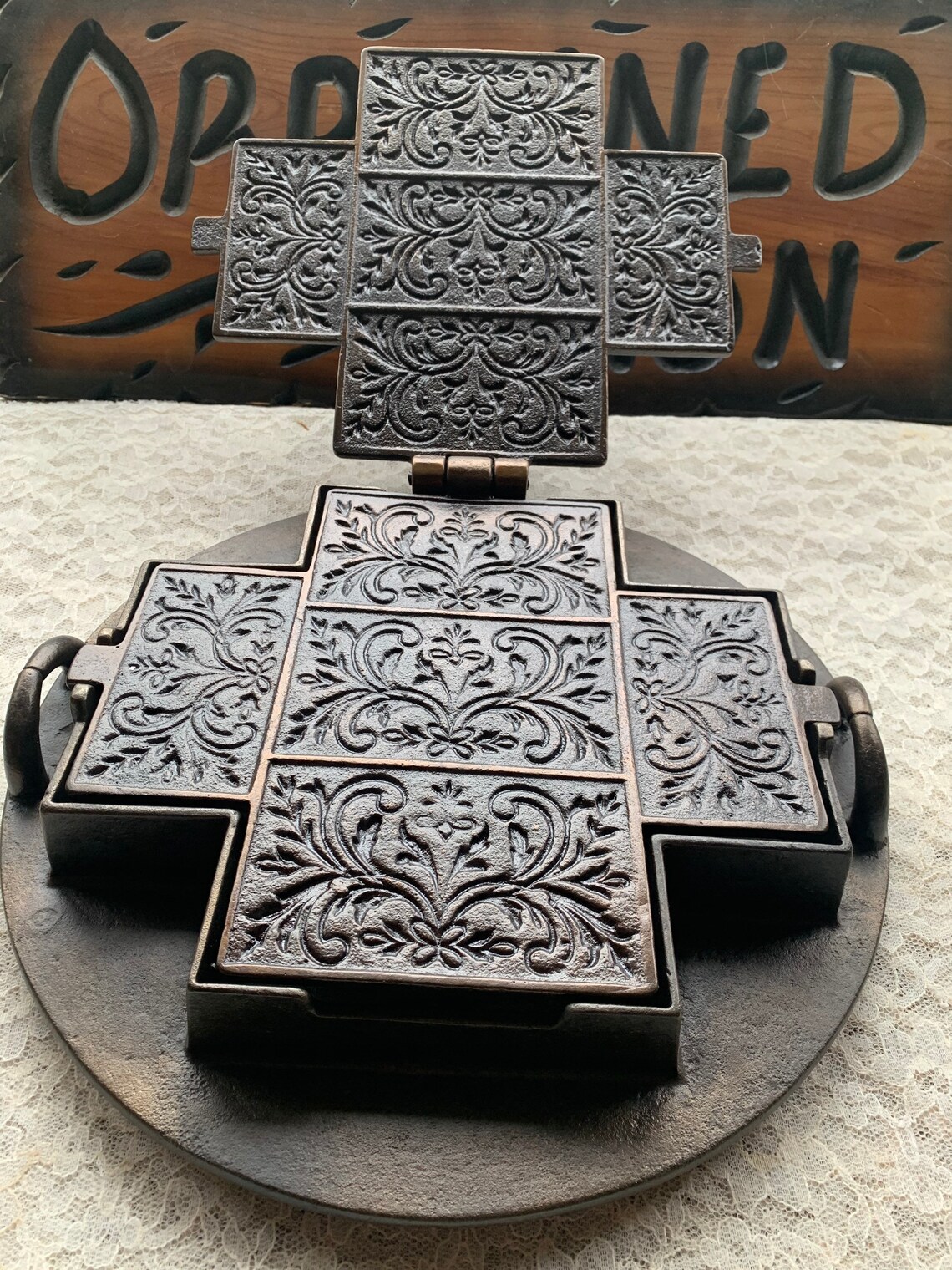 RARE Alfred Andersen Goro Wafer/pizelle Iron | Etsy