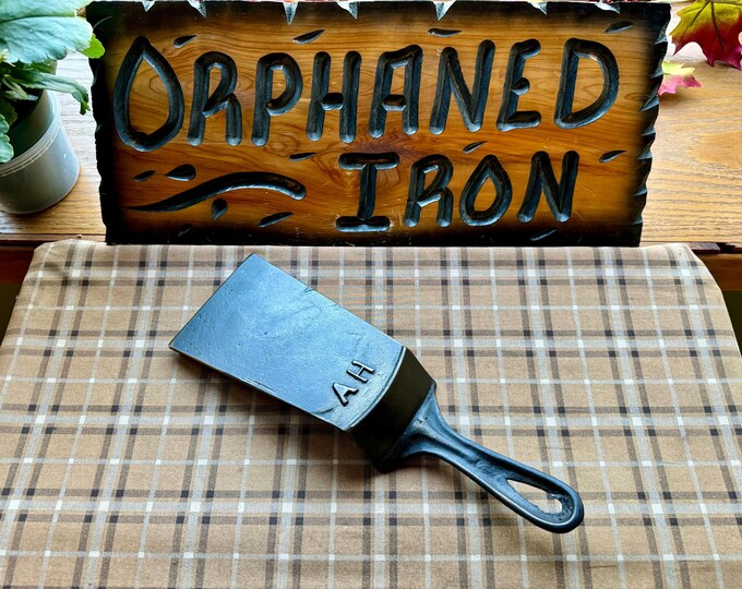 SPATULA! AH Initial Repurposed Cast Iron Skillet Spatula - Etsy